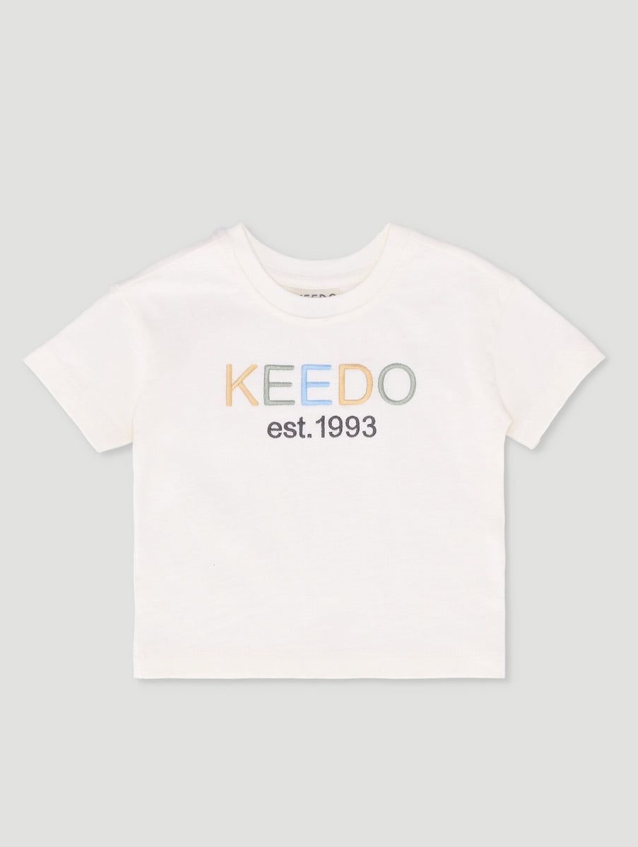Unisex Baby Marshmallow Logo Tee – Keedo